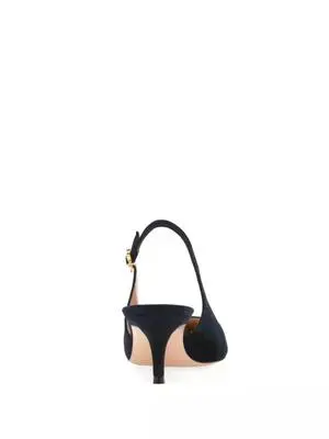 GIANVITO ROSSI Ribbon Sling 55mm Pumps - Blue