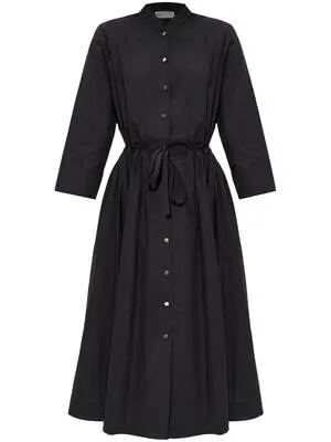 Tory Burch Belted Cotton Shirt Dress
