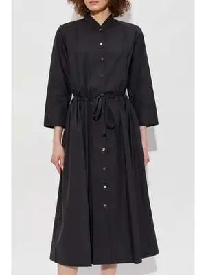 Tory Burch Belted Cotton Shirt Dress