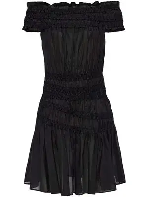 Sheer Off-the-Shoulder Dresses