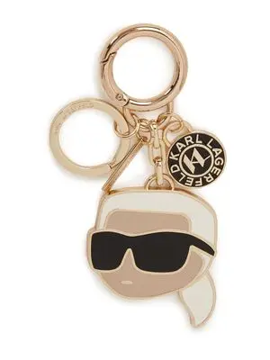 Karl Lagerfeld Ikon Keychain - Gold
