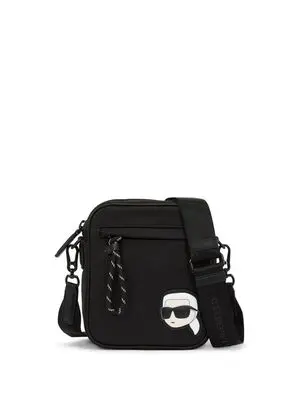 Karl Lagerfeld Ikon Cross Body Bag - Black