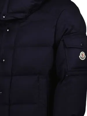 Moncler Maya 70 Hooded Down Jacket - Blue