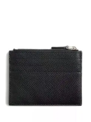Valentino Garavani Vlogo Signature Leather Wallet - Black