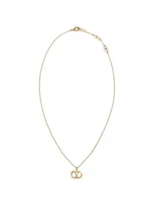 Valentino Garavani Vlogo Signature Necklace - Gold