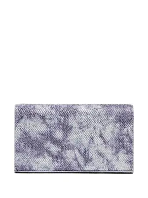 DIESEL® 1dr Wallet With Shimmer Finish - Blue