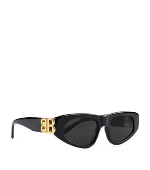 Balenciaga Dynasty D-frame Sunglasses - Black