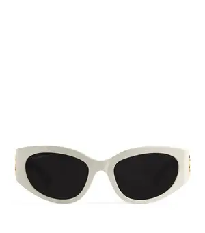 Balenciaga Dynasty D-Frame Sunglasses Pink