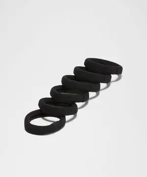Lululemon Knit Hair Ties Black