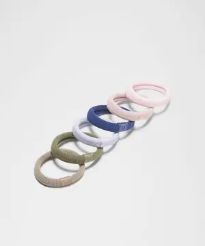 Lululemon Knit Hair Ties Blissful Pink