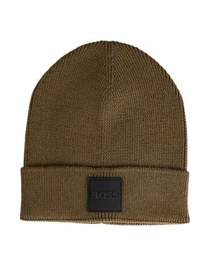 BOSS Knitted Beanie - Beige