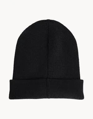 BOSS Knitted Beanie - Black