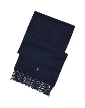 Polo Ralph Lauren Man Scarf Military Green Size - Wool Blue