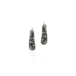 John Hardy Surf Hoop Earrings - Sterling Silver