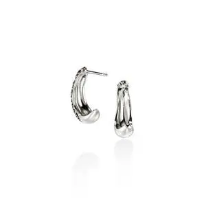 John Hardy Surf Hoop Earrings