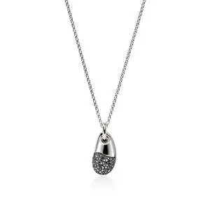 John Hardy Pebble Diamond Pave Necklace
