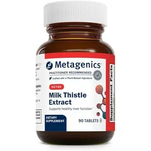 METAGENICS Milk Thistle Extract 90 Tablets - One-color