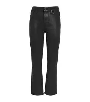 Paige Coated Cindy Cropped Jeans