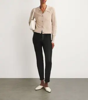 Paige Coated Cindy Cropped Jeans