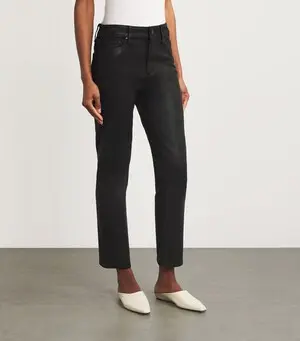 Paige Coated Cindy Cropped Jeans