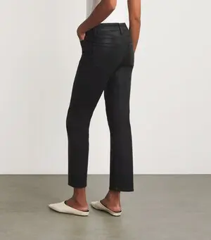 Paige Coated Cindy Cropped Jeans