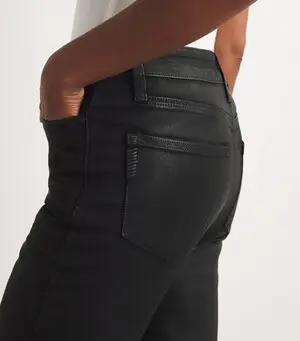 Paige Coated Cindy Cropped Jeans