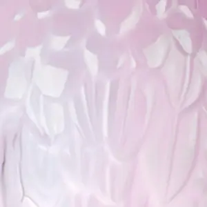 Lalique Rose Nebula Two Parakeets Sculpture