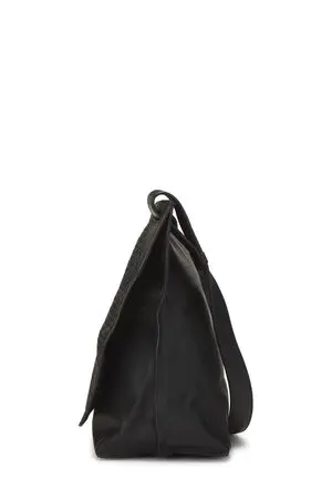 Bottega Veneta Intrecciato Leather Flat Messenger Bag