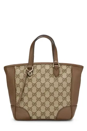 Gucci Original Gg Bree Top Handle Tote - Brown