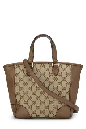 Gucci Original Gg Bree Top Handle Tote - Brown