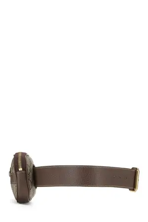 Gucci Gg Supreme Canvas Ophidia Belt Bag - Brown