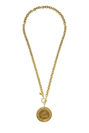 CHANEL Chanel Rue Cambon Medallion Necklace