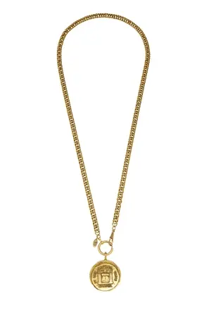 Chanel Rue Cambon Medallion Necklace - Gold