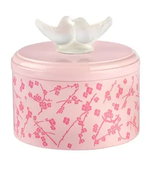 Lalique Medium Rose Nebula Fleurs De Cerisier Box