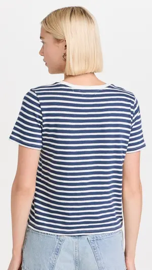 NOTHING PLEASE Boxy Striped T-shirt