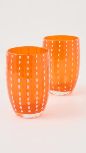 ZAFFERANO Perle Tumbler Set Of 2