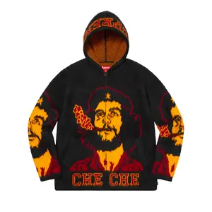 Supreme Che Hooded Zip Up Sweater - Black