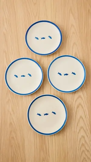 ZAFFERANO Lido Dessert Plate Set Of 4