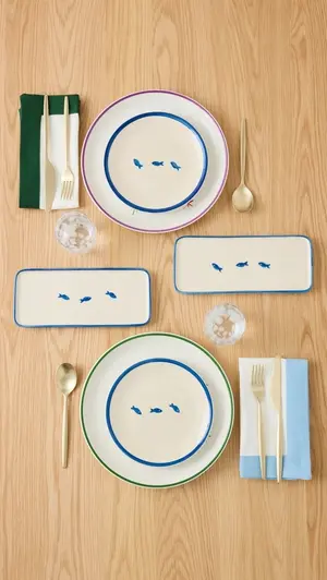 ZAFFERANO Lido Dessert Plate Set Of 4
