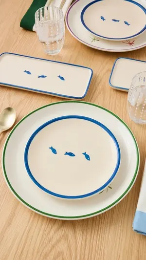 ZAFFERANO Lido Dessert Plate Set Of 4