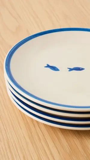 ZAFFERANO Lido Dessert Plate Set Of 4
