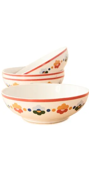 MISETTE Cereal Bowls Set Of 4 - Floral
