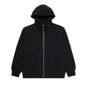 Supreme Small Box Facemask Zip Up Hooded Sweatshirt - Black