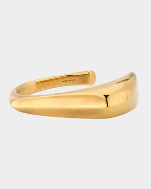 Alexander McQueen Plated Cuff Bracelet - Gold