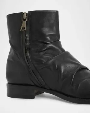 JOHN VARVATOS John Varvatos Morrison Sharpei Leather Ankle Boots