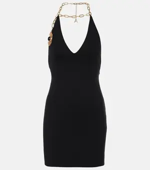 AREA Chain-detail Mini Dress
