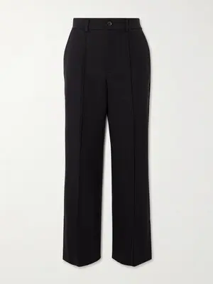 FRAME Kick Flare Stretch-cotton Trousers