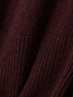 FRAME Gathered Recycled-cashmere Sweater