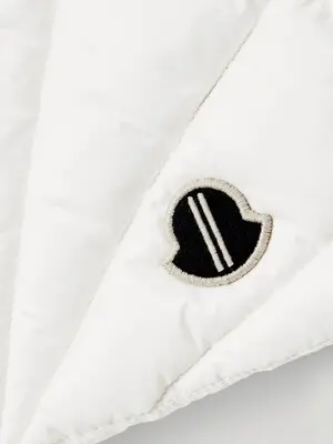 Rick Owens Moncler Megapenta Appliquéd Webbing Quilted Shell Down Vest