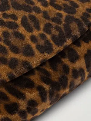 HUNTING SEASON Opera Leopard-print Clutch